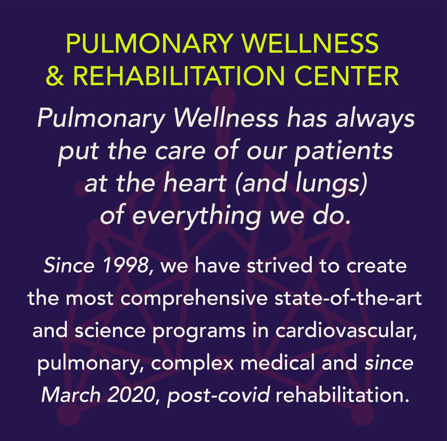 Pulmonary Wellness